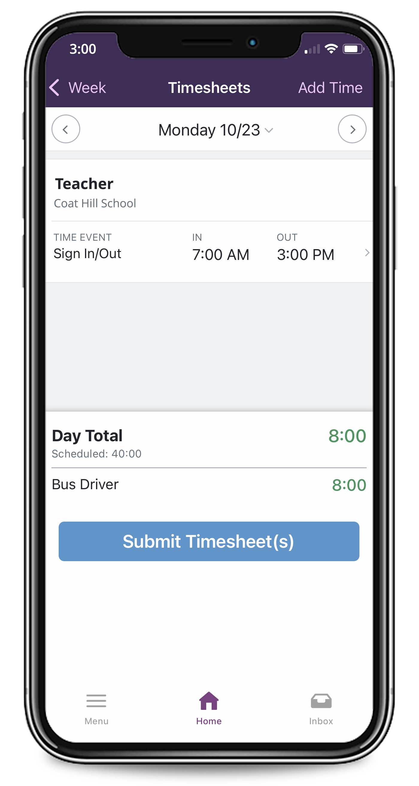 Submitting Timesheets Through the Frontline Mobile App – Frontline Education